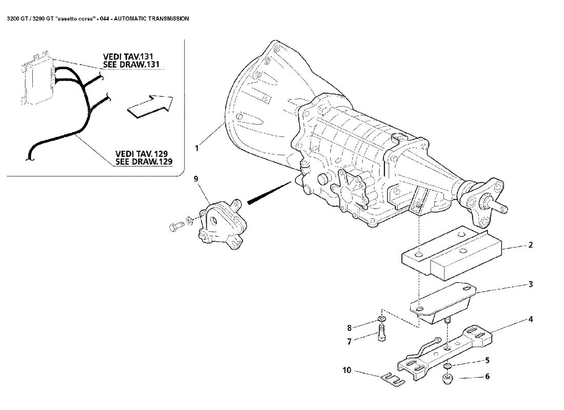 Automatic Gearbox Diagram
