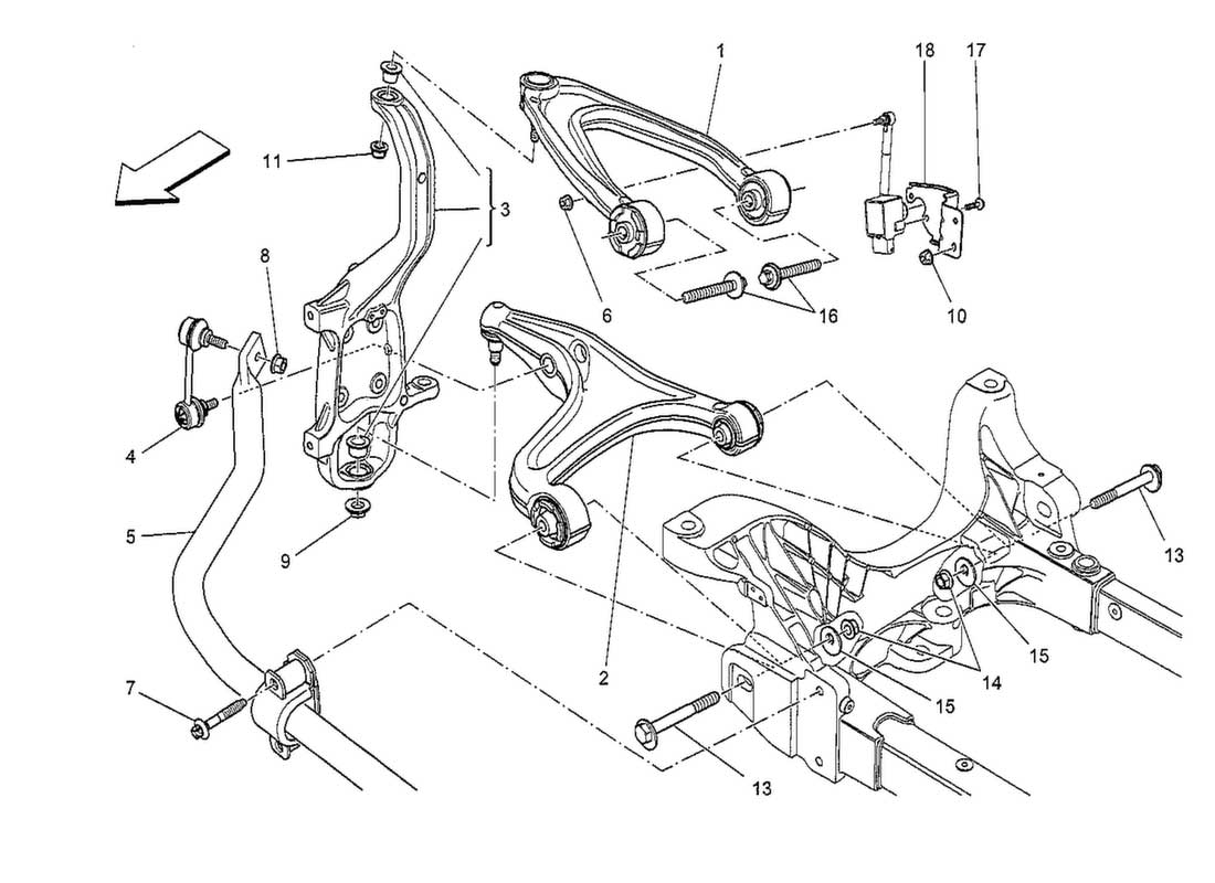 4x4 Suspension Drawing